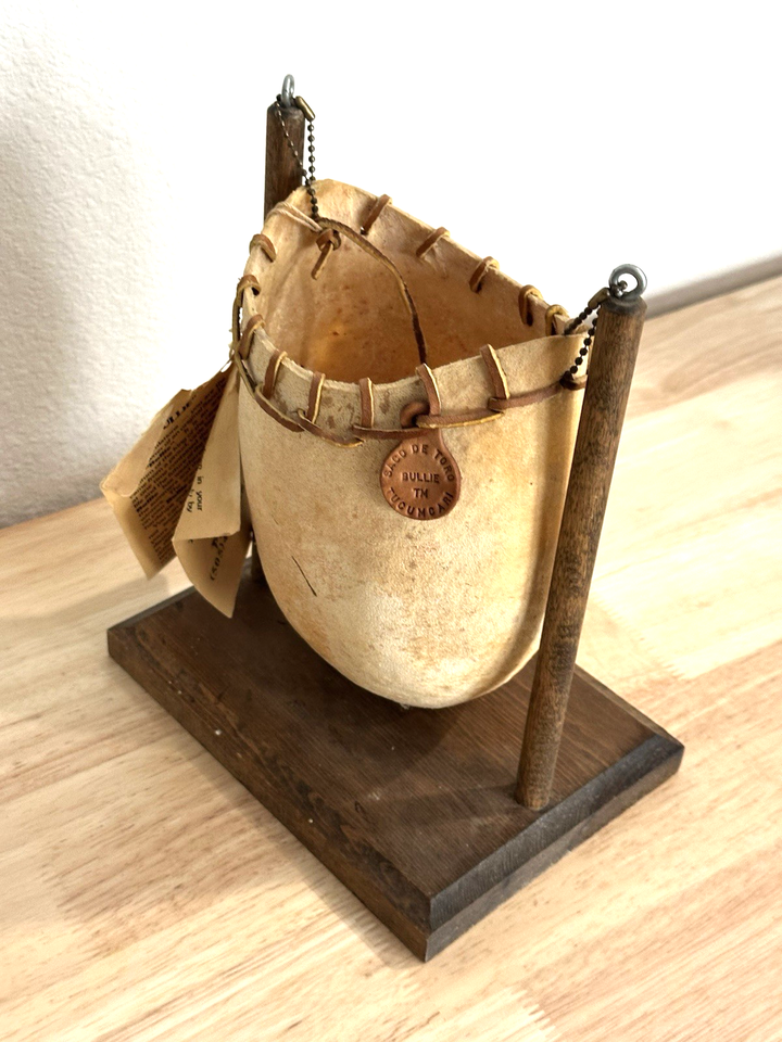 Bullie Bag Mounted Bull Sack Scrotum Basket Saco Del Toro Hand Made ...