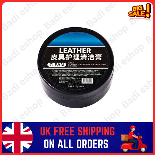 120g Car Leather Color Restorer Cream Cleaning Paste For Car Seats ...