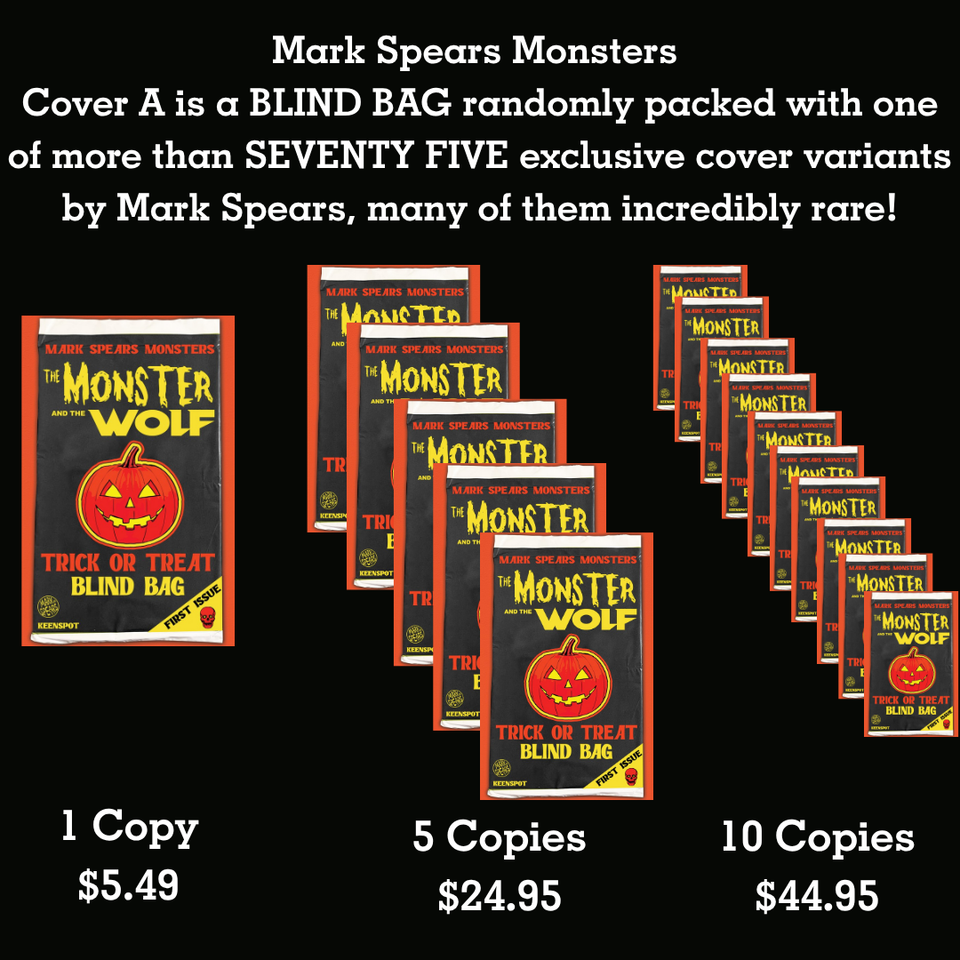 MARK SPEARS MONSTER & THE WOLF | BLIND BAG 1X 5X 10X 100X | RATIO ...