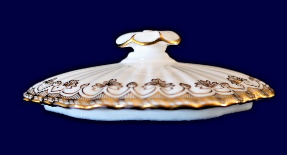 Spode Gold Fleur De Lys Dishes, BONE CHINA - Serving Dishes | eBay