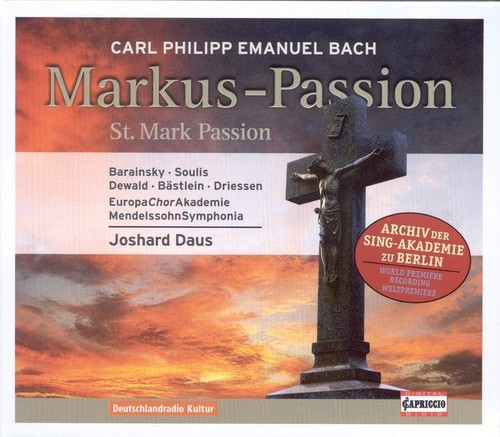 8366841 Audio Cd Carl Philipp Emanuel Bach - Markus-Passion 4006408601326 | eBay
