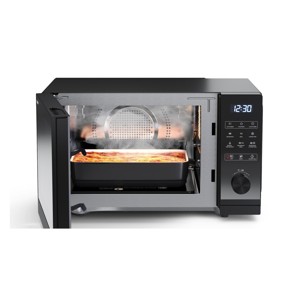 Sharp Black 25 Litre 900W Microwave Oven with Grill and Convection - YC ...