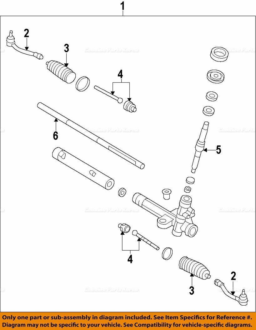 ⭐Genuine⭐ Steering Gear Rack & Pinion 565003X200 for Hyundai Elantra GT ...