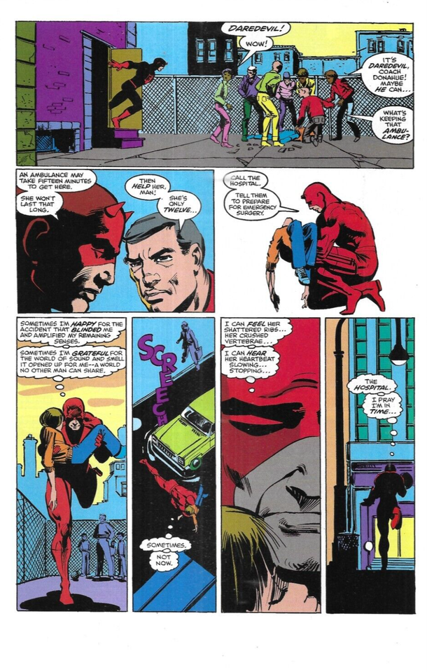 Daredevil Comic 183 Facsimile Reprint Cover B Frank Miller 2023 ...