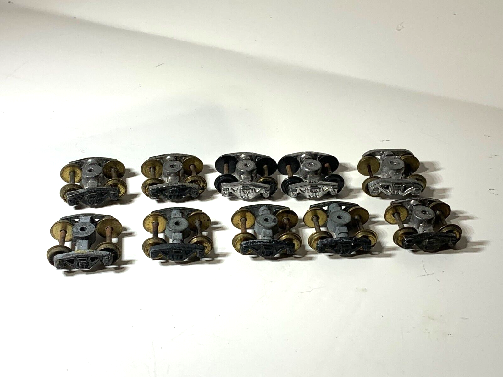 Lot of 10 HO Scale - Wheel Trucks & Wheels - All Brass / Metal | eBay
