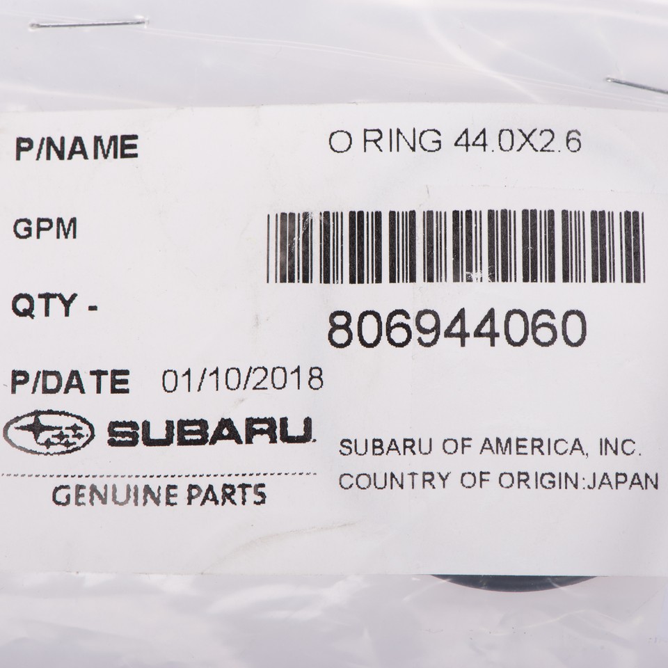 OEM 2011-2023 Subaru Variable Control Valve O-Ring Impreza Forester ...