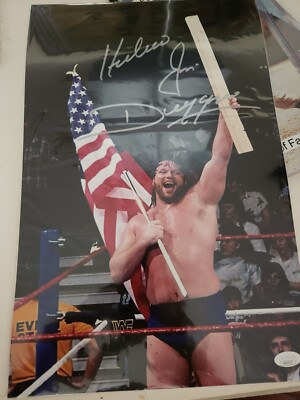 WWE Hacksaw Jim Duggan Autographed 11x17 With PSA Certification | eBay