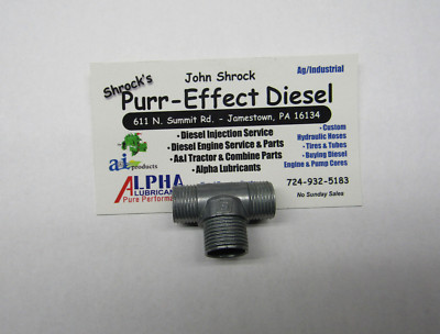 OEM NOS Fuel Return Line Tee Fitting R71963 AR85618 John Deere Fits ...