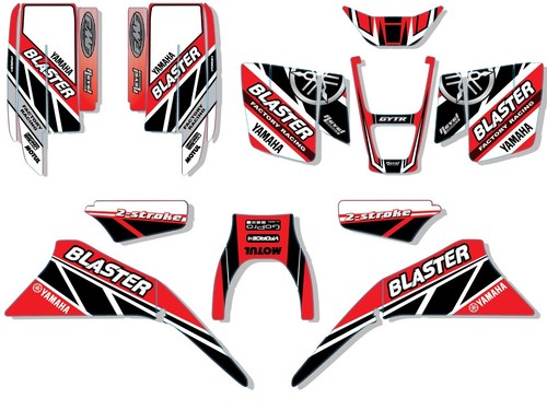 Купить Наклейки и винилы | Yamaha Blaster 200 1993-2003 Full Graphics ...