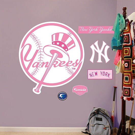 RETIRED NIB - Pink New York Yankees Circle Logo Fathead RARE | eBay