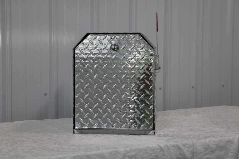 Heavy Duty Aluminum Diamond Plate 14 Gauge Mailbox Jumbo Size | eBay