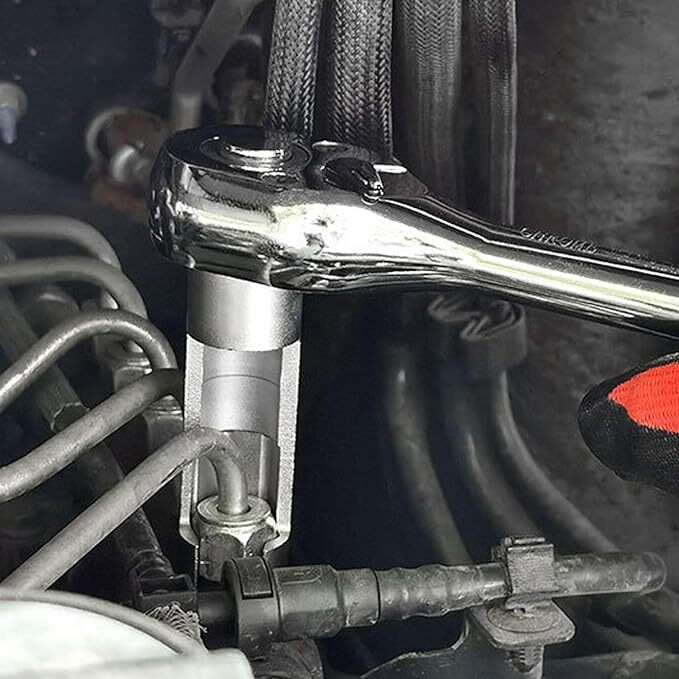 Flare Nut Socket Set, 9PCS Slotted Set Diesel Injector Line Socket ...