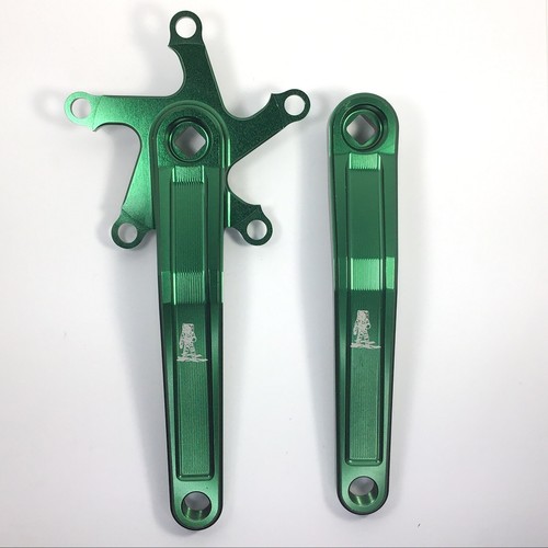 Ultimate Machine Co. Crank Arms Green NOS Space Man Logo Kooka Grafton Cook TNT | eBay