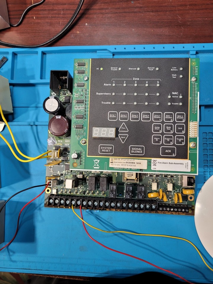 FIRE LARM CONTROL PANEL,FIRE LITE,MODEL MS-25 ,FACT PROGRAMMED. | eBay