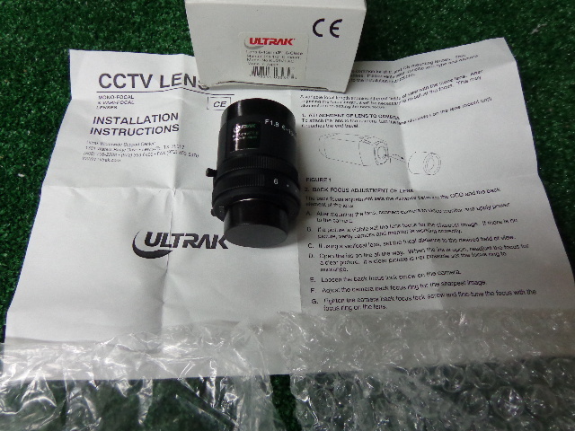 Ultrak Security Lens 6-13mm F1.8 1/2" C-Mount KL06V13IC for Sony SSC ...