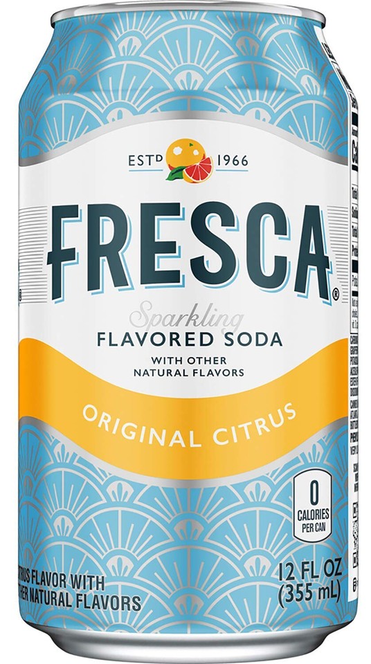 Fresca Soda Original Citrus, 12 Fl Oz Cans, 10 pack, (Total 240 Cans ...