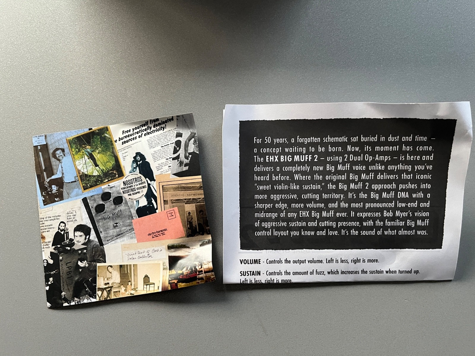 Electro Harmonix BigMuffPi2 Dual Op-Amp Fuzz Big Box JHS Limited ...