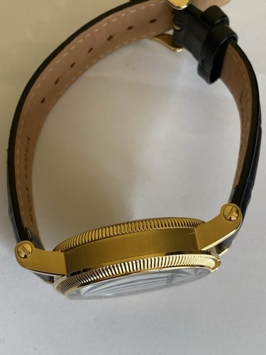 Men’s Gold Tone Automatic Skeleton Watch By Portas. 43mm Case | eBay
