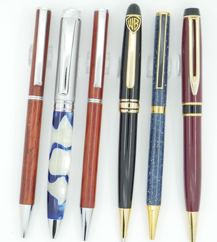 6 Excellent Good Working Modern Ballpoint Pens w/ New Refills | eBay