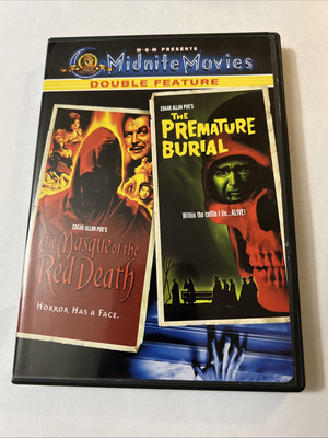 The Masque of the Red Death/Premature Burial DVD Vincent Price Midnite ...