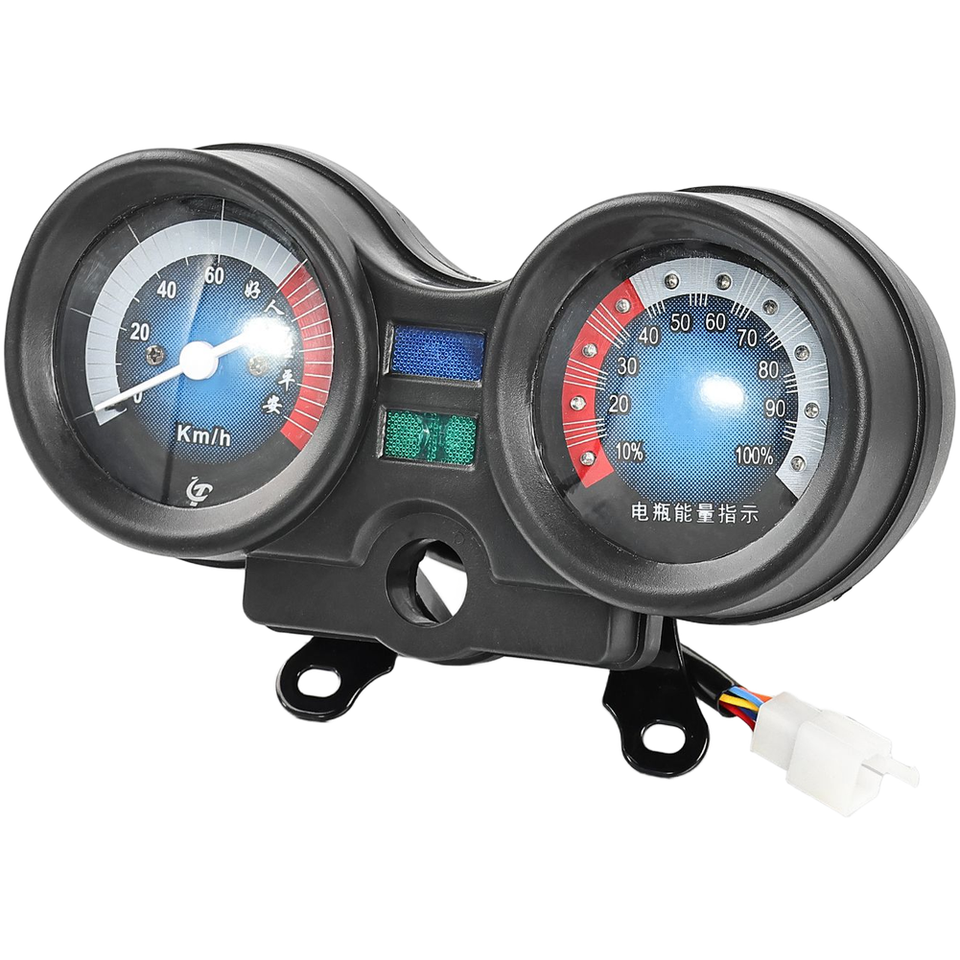 48V 60V 72V Electric Tricycle Dashboard Speed Meter with Battery ...