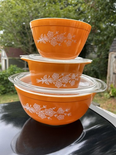 Vintage 1970s Pyrex Nesting Mixing Bowl #’s 401, 473-b And 403 | eBay