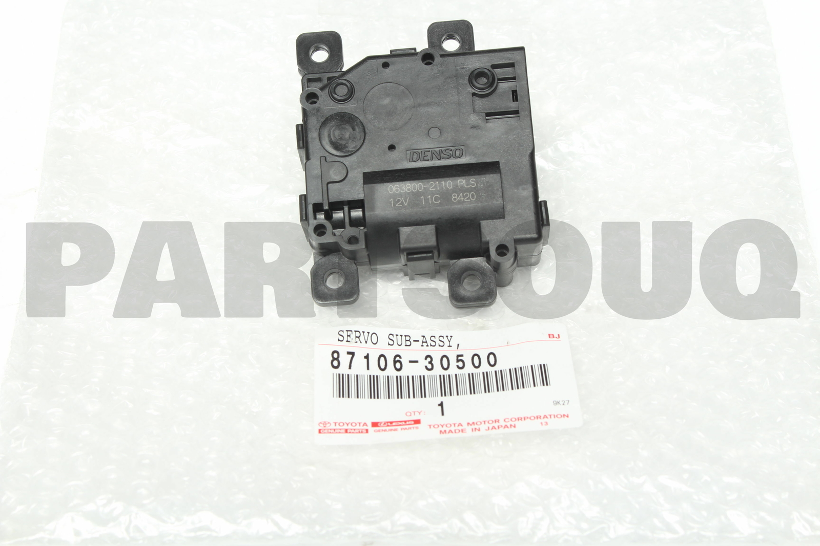 8710630500 Genuine Toyota DAMPER SERVO SUB-ASSY, AIR CONDITIONER ...