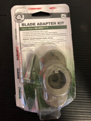 Troy-Bilt Blade MTD Adapter Kit 748-0376 OEM-753-0588 | eBay