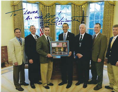 LEE ARCHAMBAULT Astronaut NASA Test Pilot 8 x 10 Photo SIGNED TO LAURA ...
