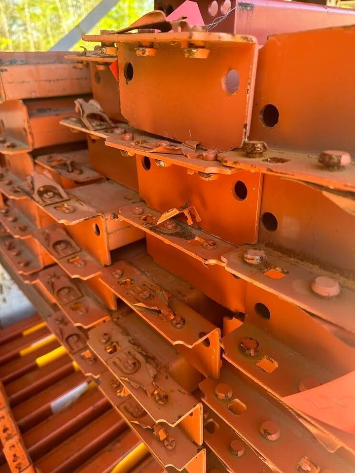 72"x4" Old Style Teardrop Pallet Racking Beams | eBay