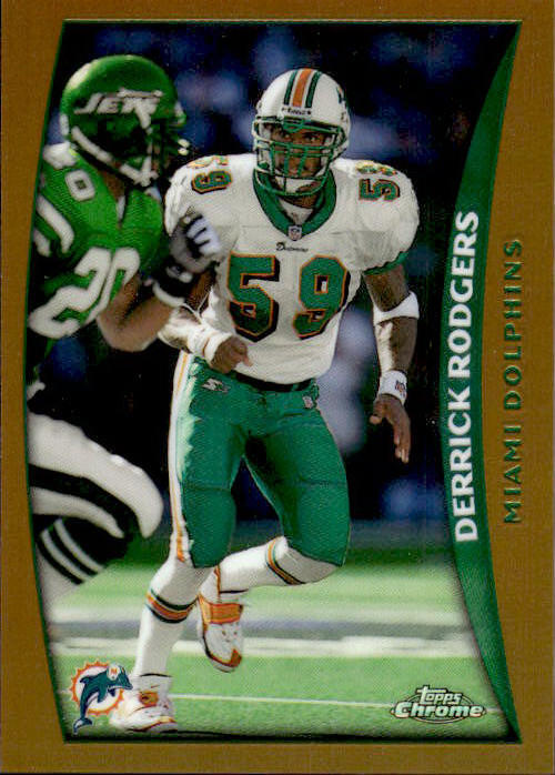 Derrick Rodgers 1998 Topps Chrome #163 Refractors Miami Dolphins | eBay