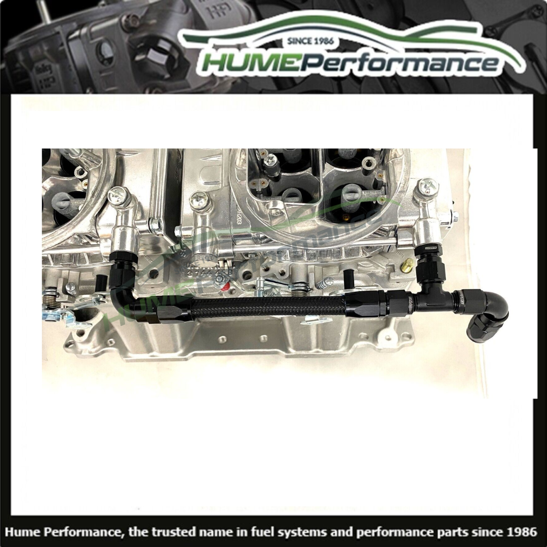 TUNNEL RAM FUEL LINE KIT TO SUIT TWIN INLINE MOUNT 4160 CARBURETTORS ...