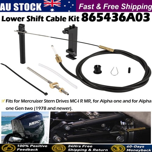 865436A02 Lower Shift Cable Kit Yacht Accessories for Mercruiser Alpha ...