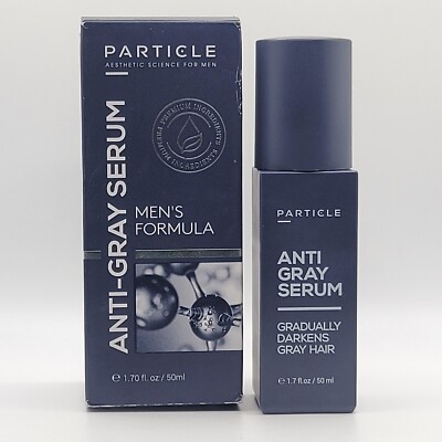 Particle Men's Formula ANTI-GRAY SERUM 1.7 oz Gradually Darkens Gray ...