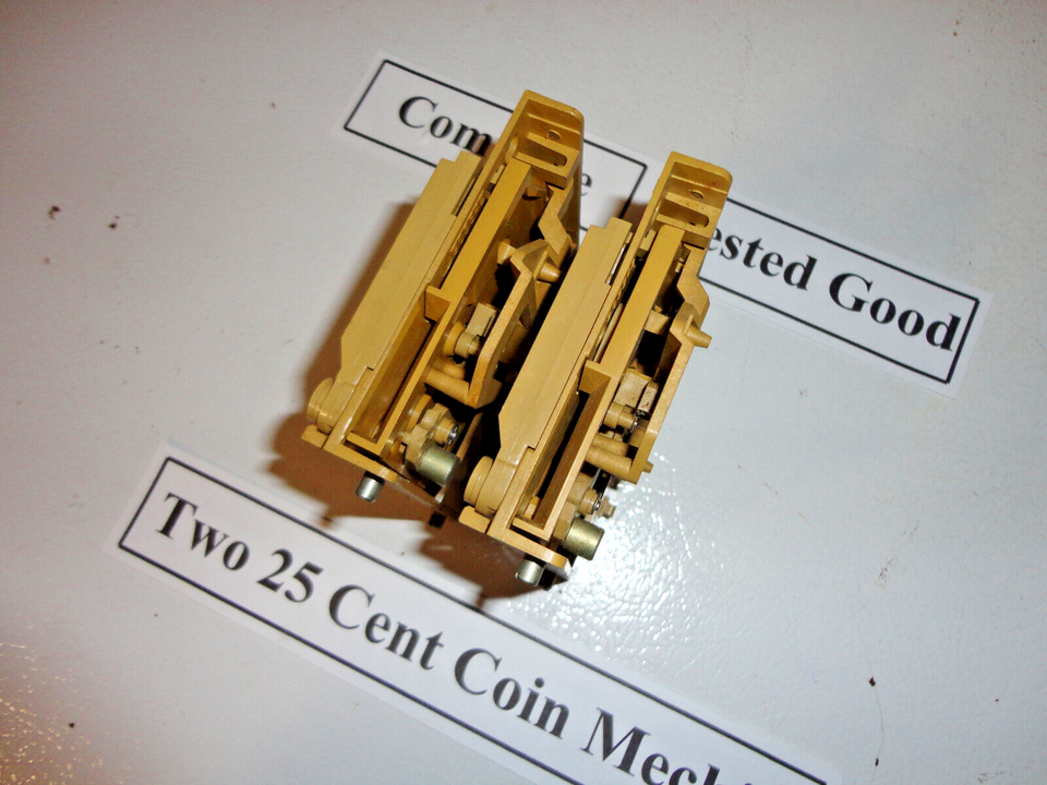 25 Cent Coin Mechs, For Pinball, & Arcade Games, X2 Tested, w/Mounting ...