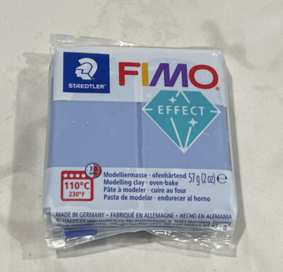 Fimo Effect Polymer Clay 2oz - Pastels, Quartz, & Glitter Colors ...