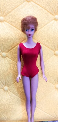 1960's Mattel Vintage Midge Barbie Doll Red Head Bubble Cut Hair GREAT ...