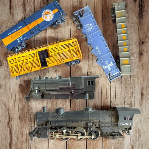 Estate Lot of 6 Model Train Cars IHC HO Baltimore & Ohio #5208 Vintage ...