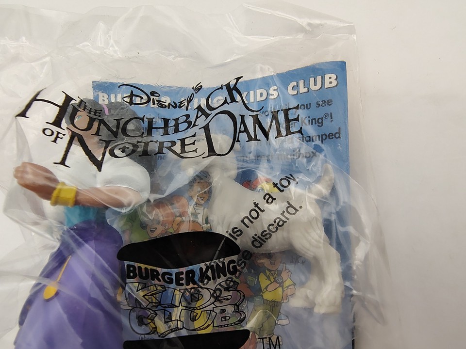 NEW 1996 Burger King Disney's Hunchback of Notre Dame - Esmeralda ...