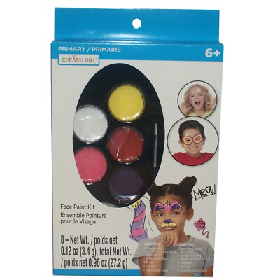 Creatology Set of Two Face Paint Kits | Princess & Primary | 8 face ...