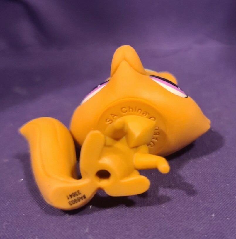 Authentic Littlest Pet Shop LPS #3531 Flower Fox Mouse Cat Paint ...