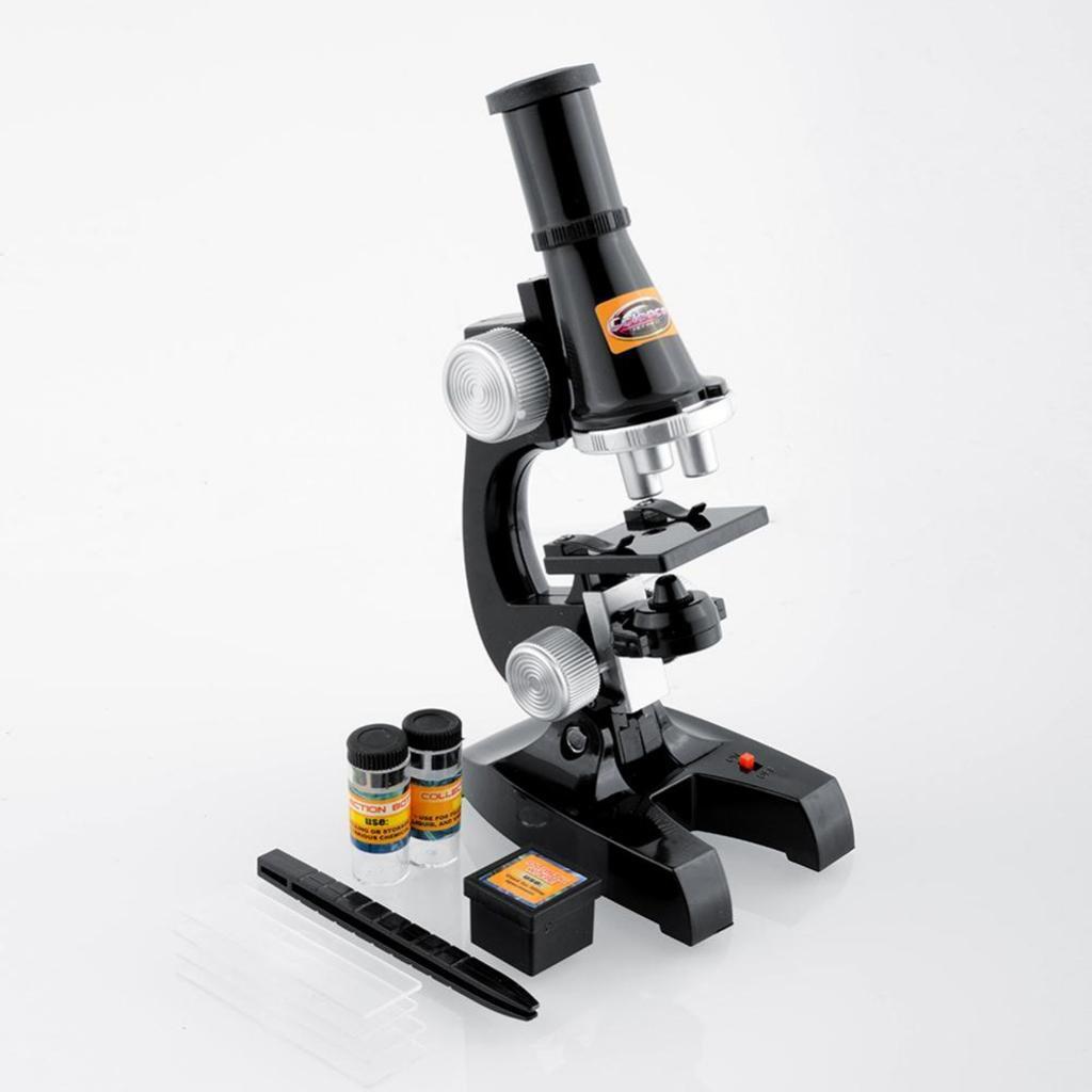 C2119 Kid Student Beginner Microscope With LED 100X 200X 450X ...