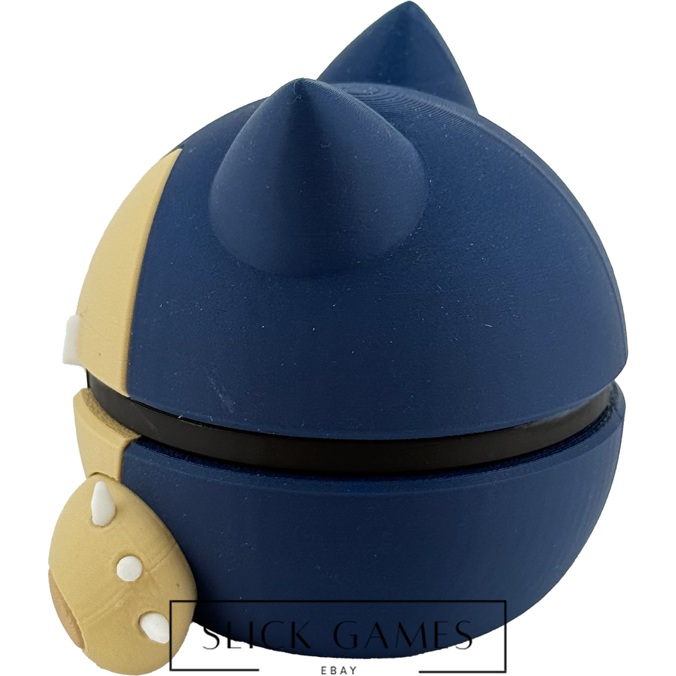 #0143 Snorlax Poke Ball | 3D Printed | Poke Ball Collection, Pokémon ...