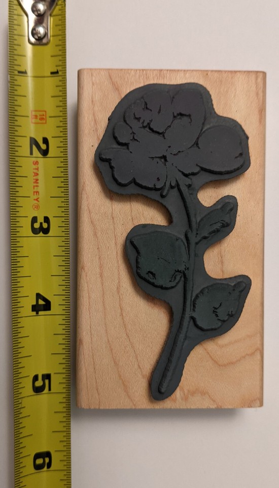 Paper Inspirations "Watercolor Rose" Rubber Stamp, Flowers, Plants ...