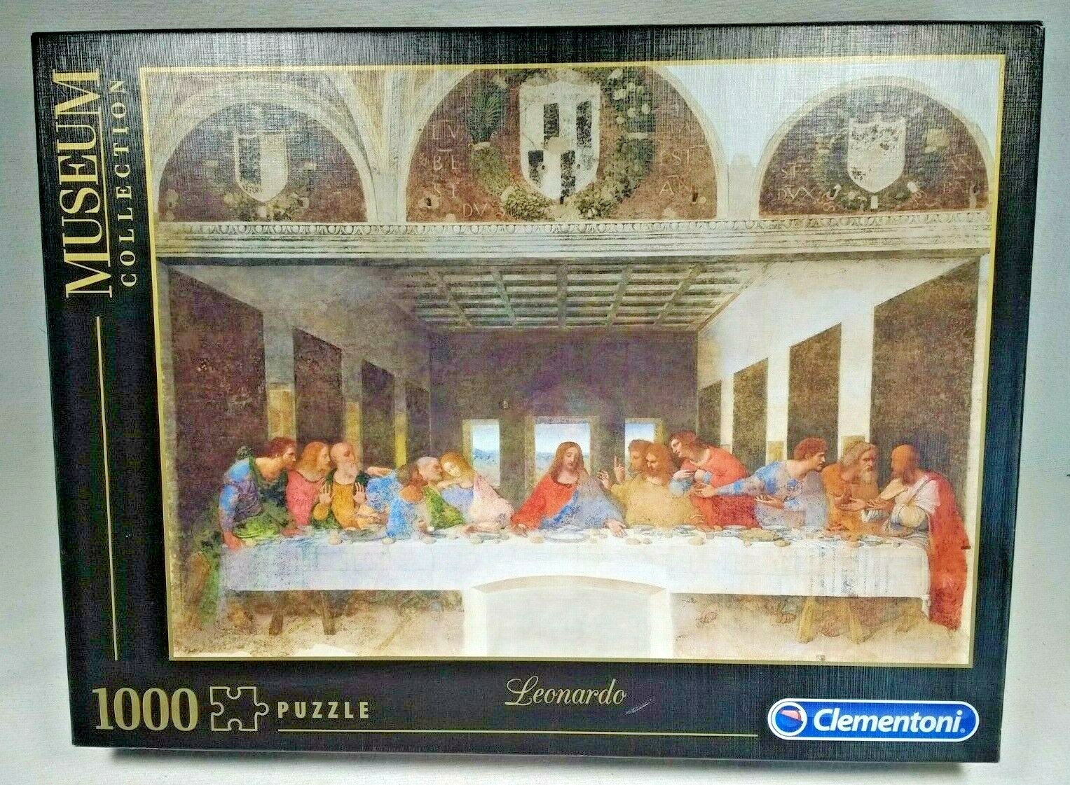 Clementoni Museum Collection 1000 Pc Puzzle LEONARDO THE LAST SUPPER ...