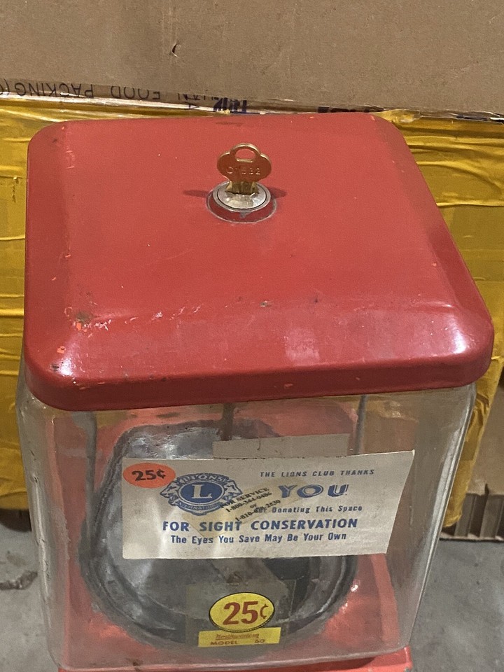 Northwestern Model 60 Quarter Peanut Machine Candy Gumball Machine ...
