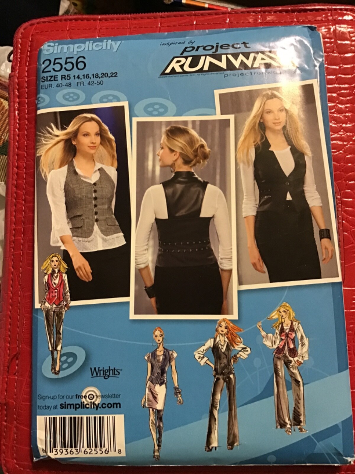 New, In Package,Simplicity Pattern 2556,Project Runway Size 14,16,18,20 ...