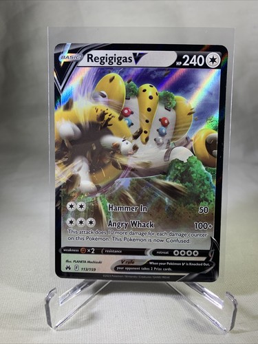 Regigigas V 113/159 Ultra Rare Crown Zenith Pokemon TCG | eBay