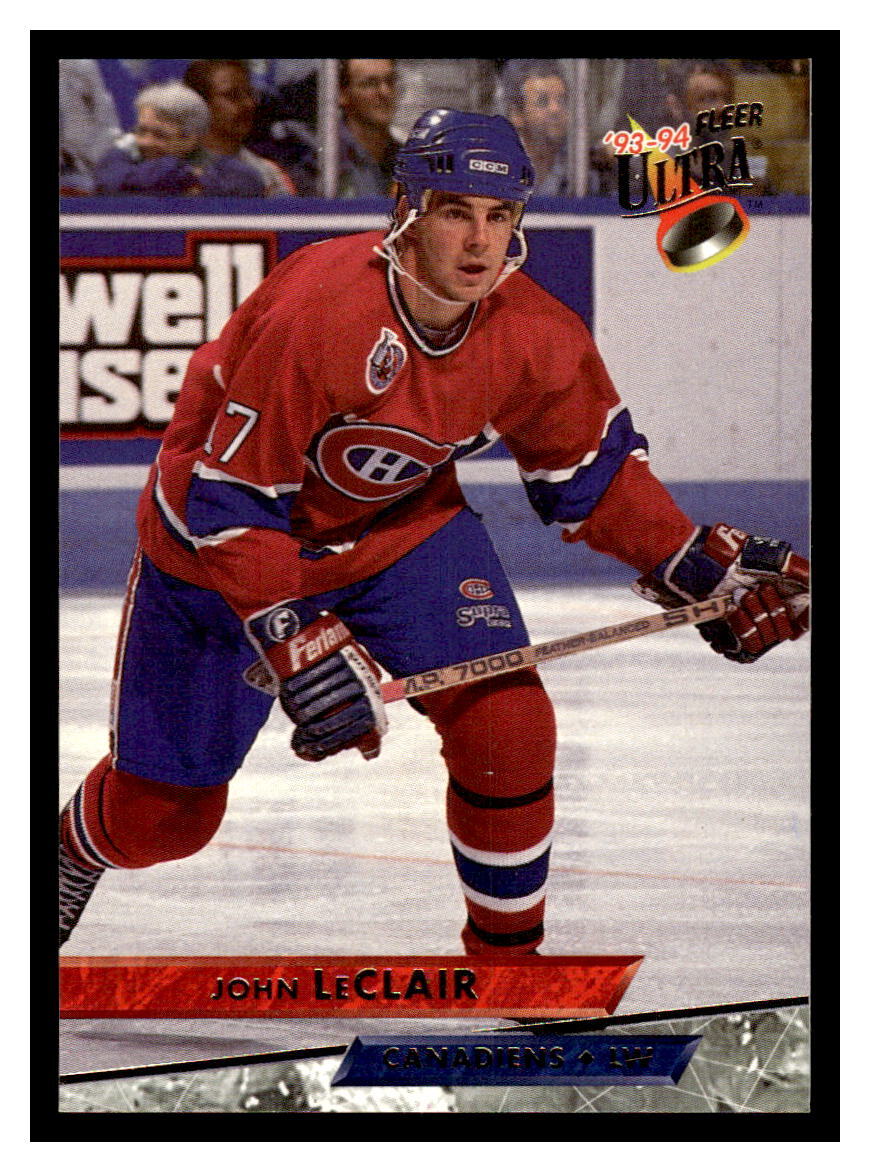 1993 Ultra #215 John LeClair - Montreal Canadiens | eBay