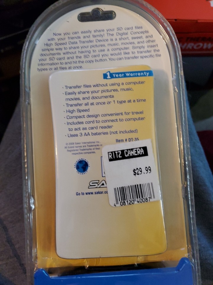 New Digital Concepts High Speed Data Transfer Device for SD cards DT-35 ...